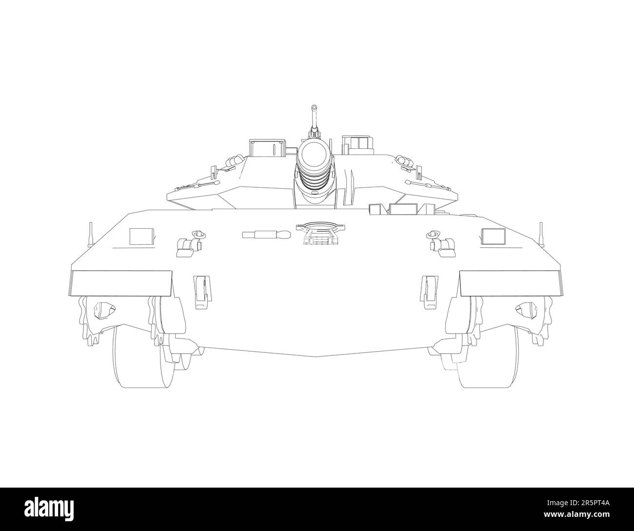Isolated vector image for military concepts. Military tank. Military ...