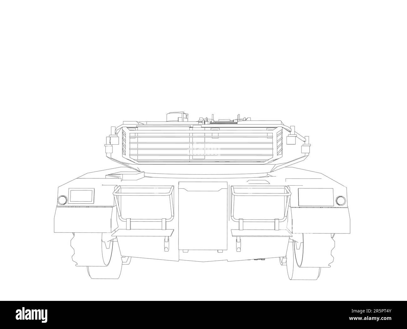 Isolated vector image for military concepts. Military tank. Military ...