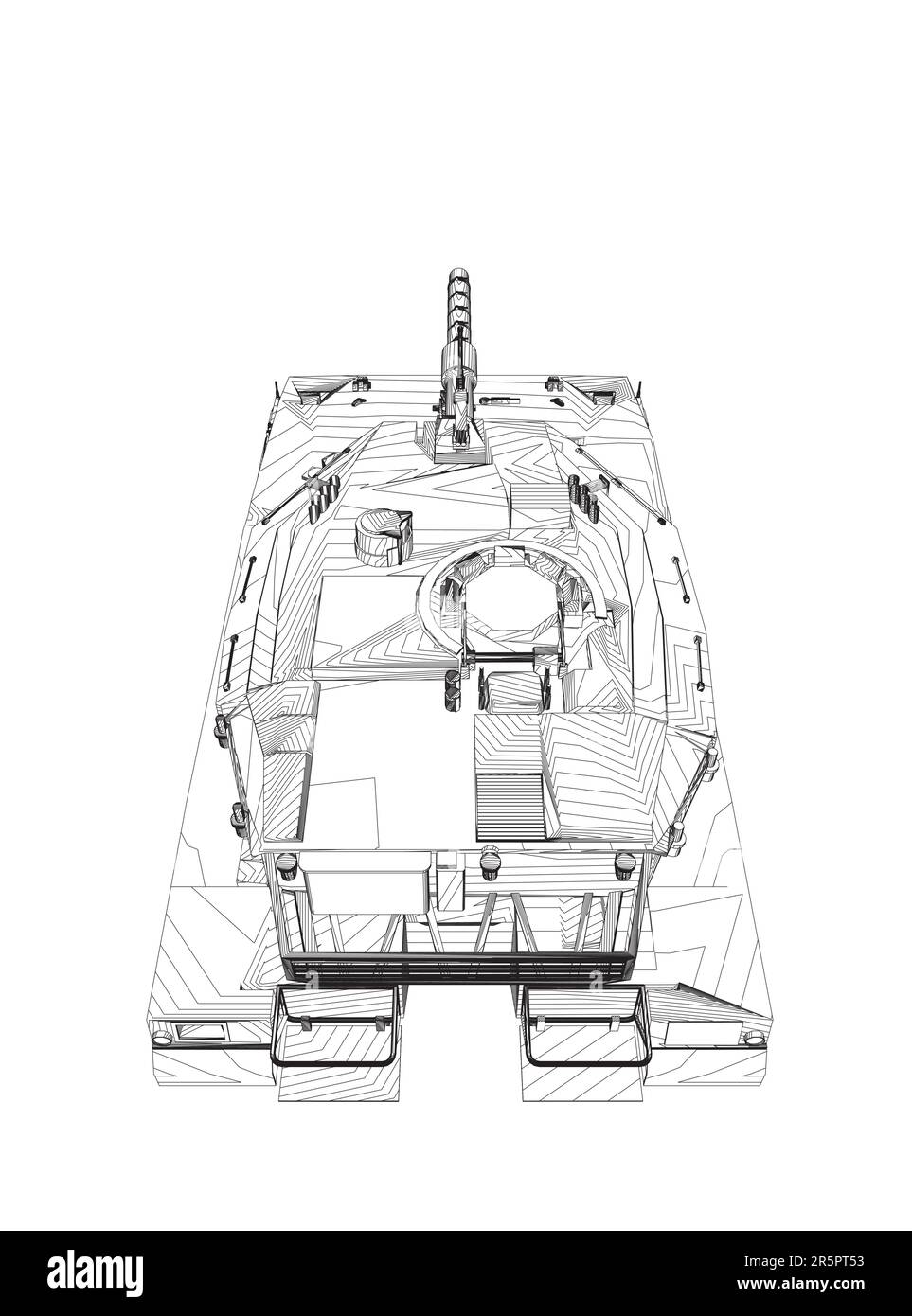 Isolated vector image for military concepts. Military tank. Military ...