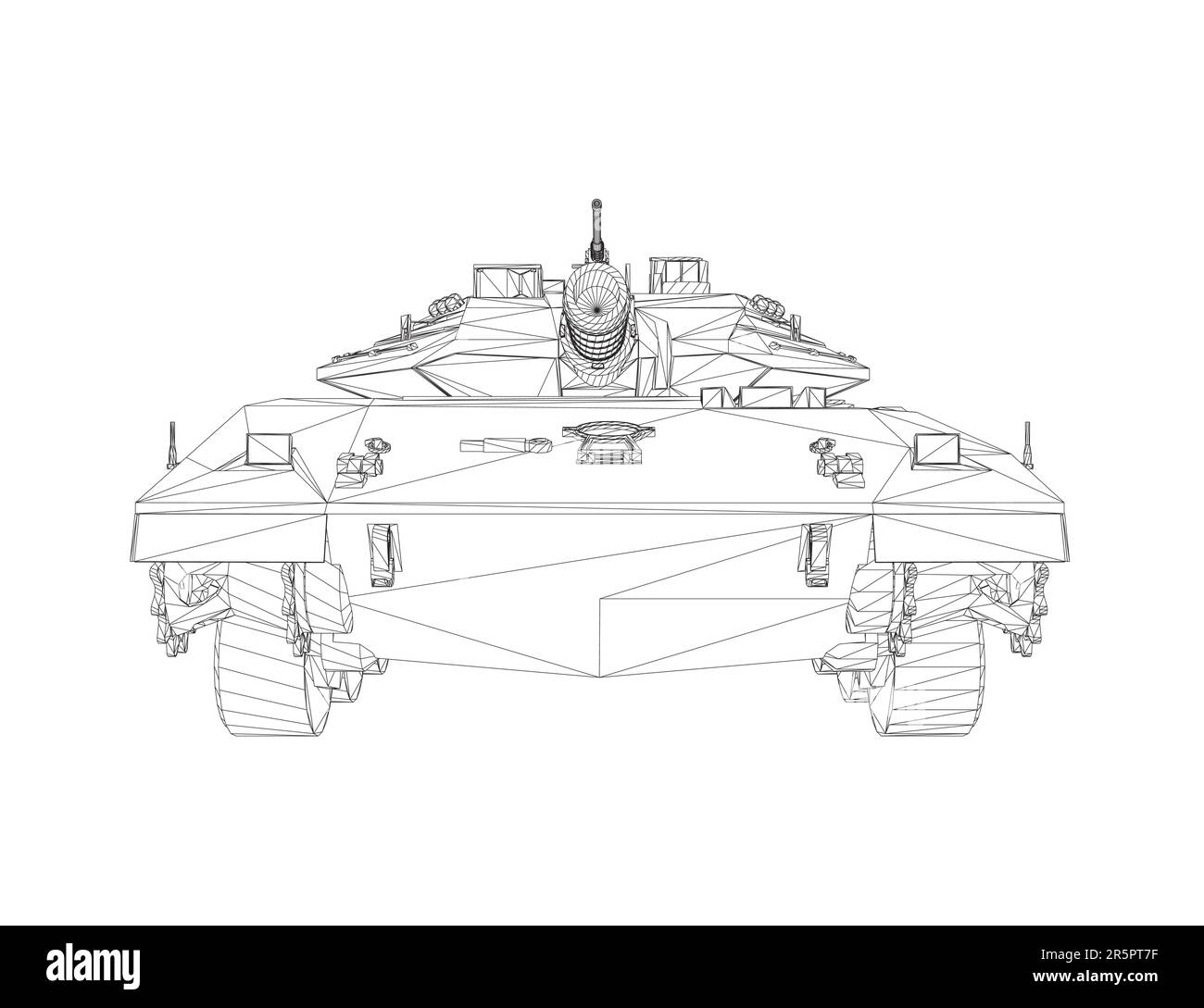 Isolated vector image for military concepts. Military tank. Military ...