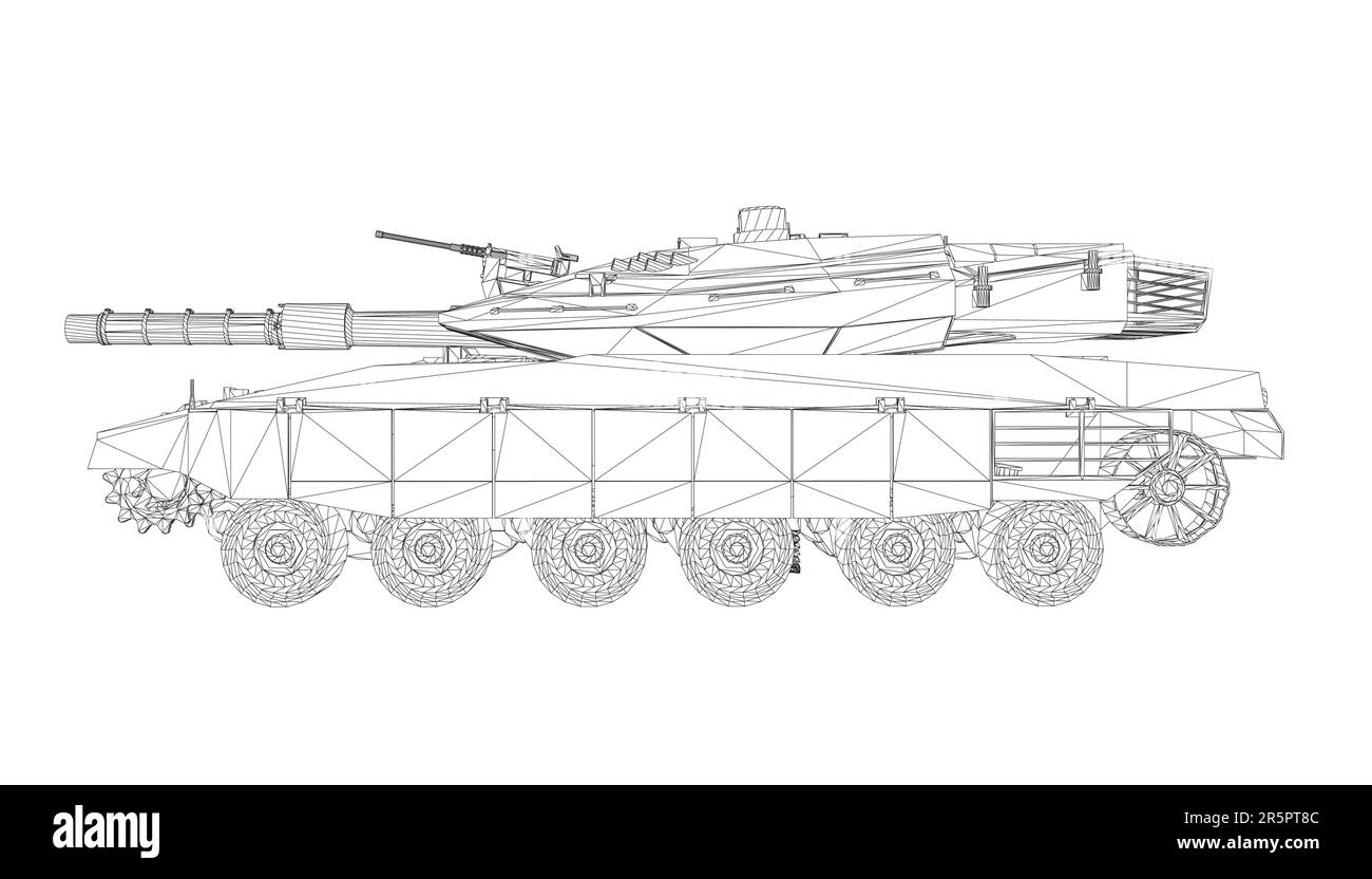 Isolated vector image for military concepts. Military tank. Military ...