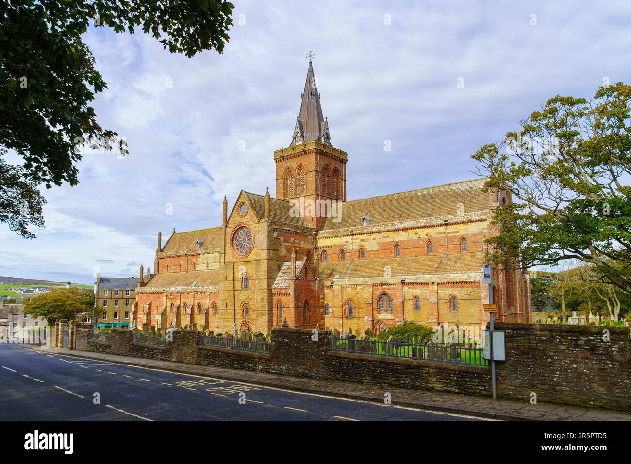 Kirkwall, UK - October 03, 2022: View of the St Magnus Cathedral, in ...