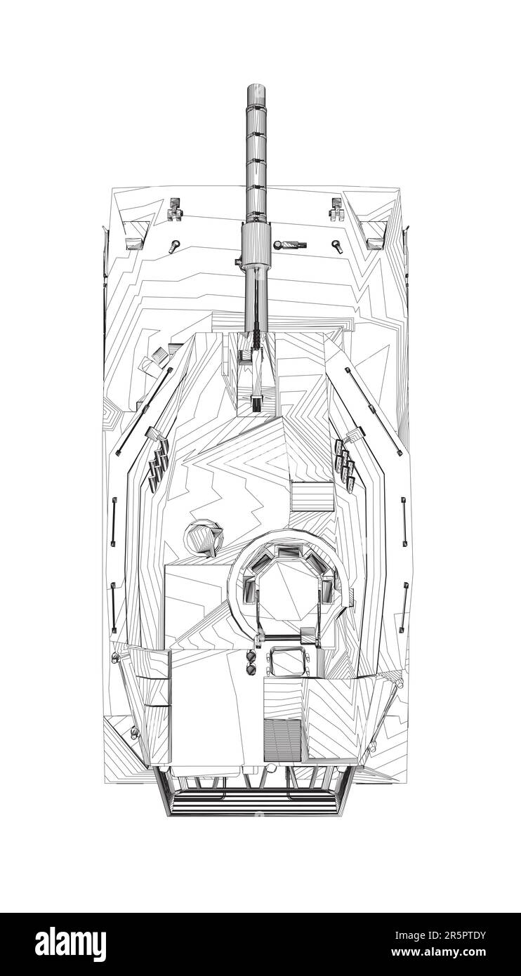 Isolated vector image for military concepts. Military tank. Military ...