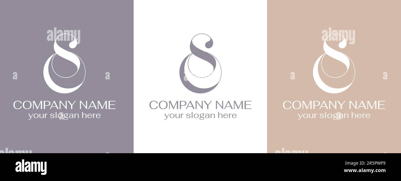 OS logo or SO monogram. OS letter logo template elements. personal ... OS logo or SO monogram. OS letter logo template elements. personal ...
