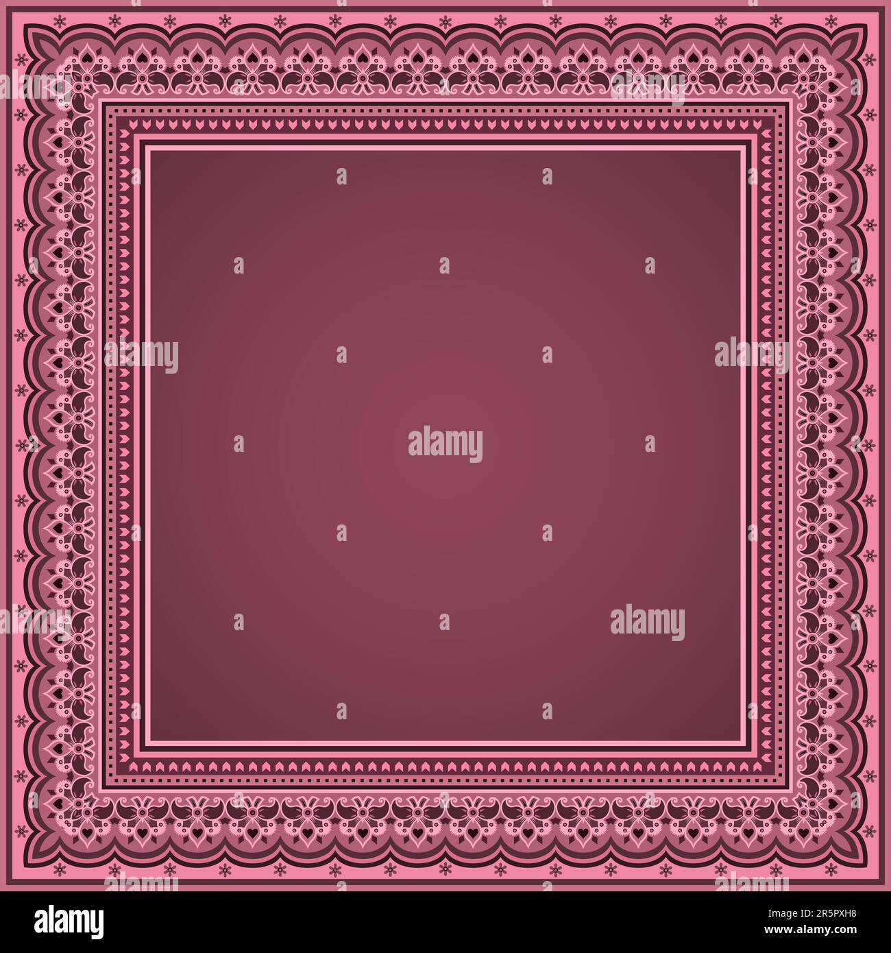 Vector abstract nature decorative ethnic ornamental illustration ...