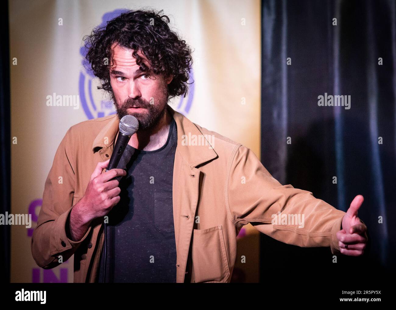 Paul F Taylor stand-up comedian, Joker Comedy Club, Chalkwell Park ...