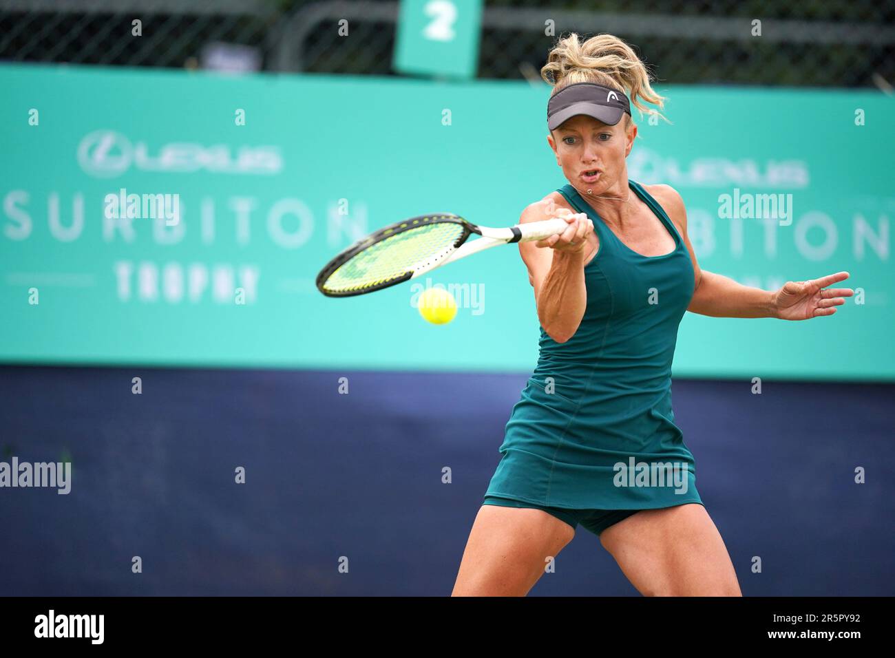 Great Britain's Emily Webley-Smith in action against USA's Sophie Chang ...