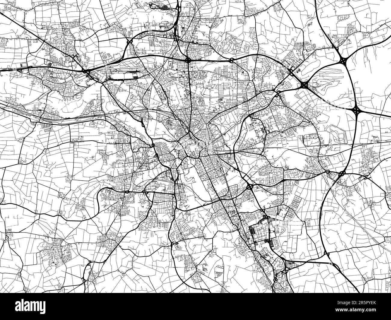 Detailed Road Map Of Hanover | Maps of Hanover Park, Cape Town, 7780 ...