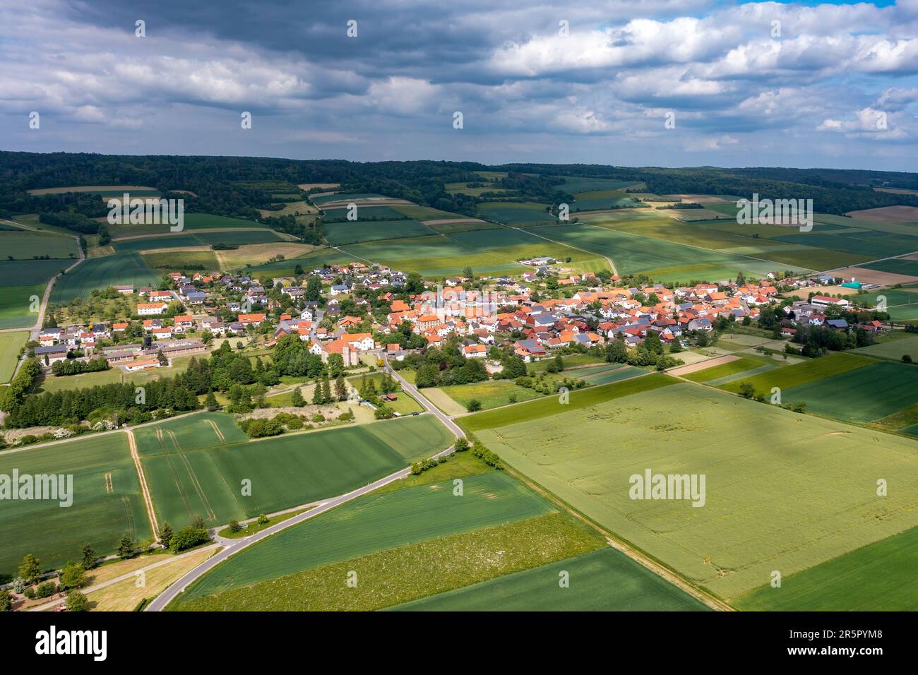 The Village of Netra in North Hesse Stock Photo - Alamy