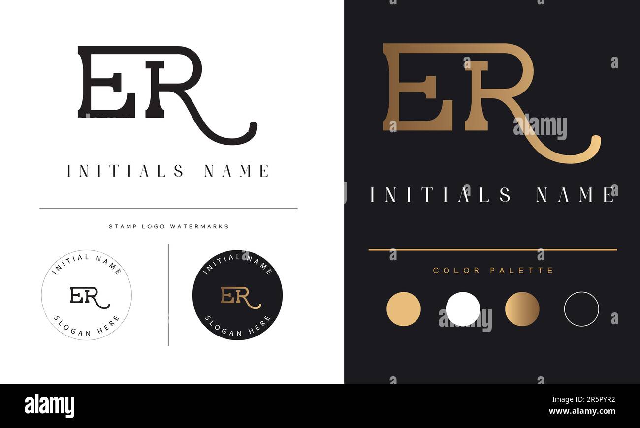 Royal luxury monogram hi-res stock photography and images - Alamy