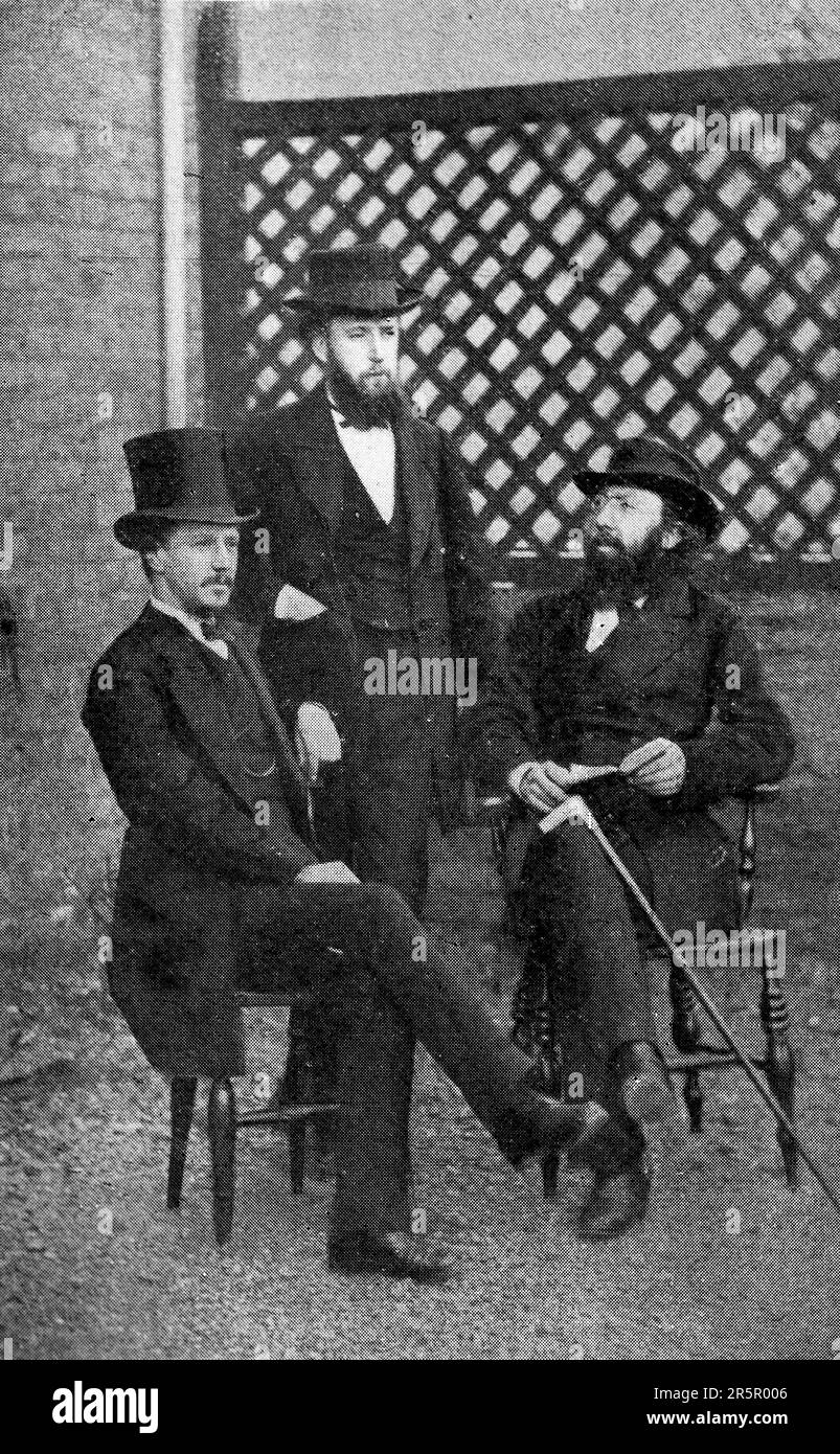 Rev. Thomas Bowman Stephenson with Mr. Horner (standing) and Mr. Mager ...