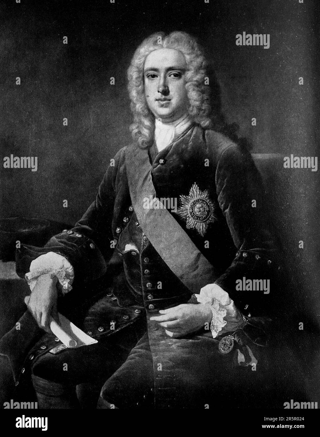 Sir Charles Hanbury Williams from a Portrait by J.B. Vanloo c1744. Sir ...