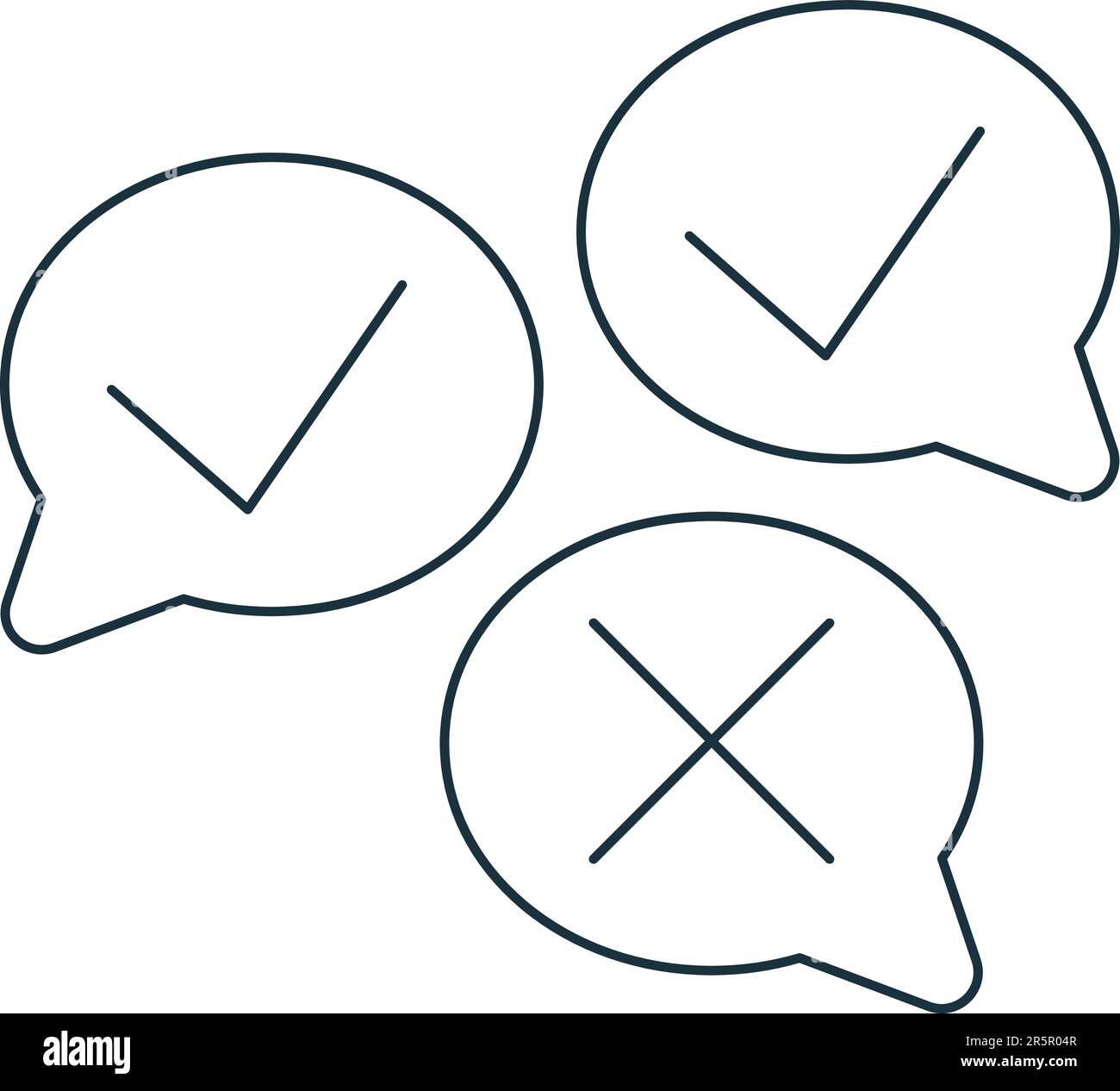 Opinion icon. Monochrome simple sign from speech collection. Opinion ...
