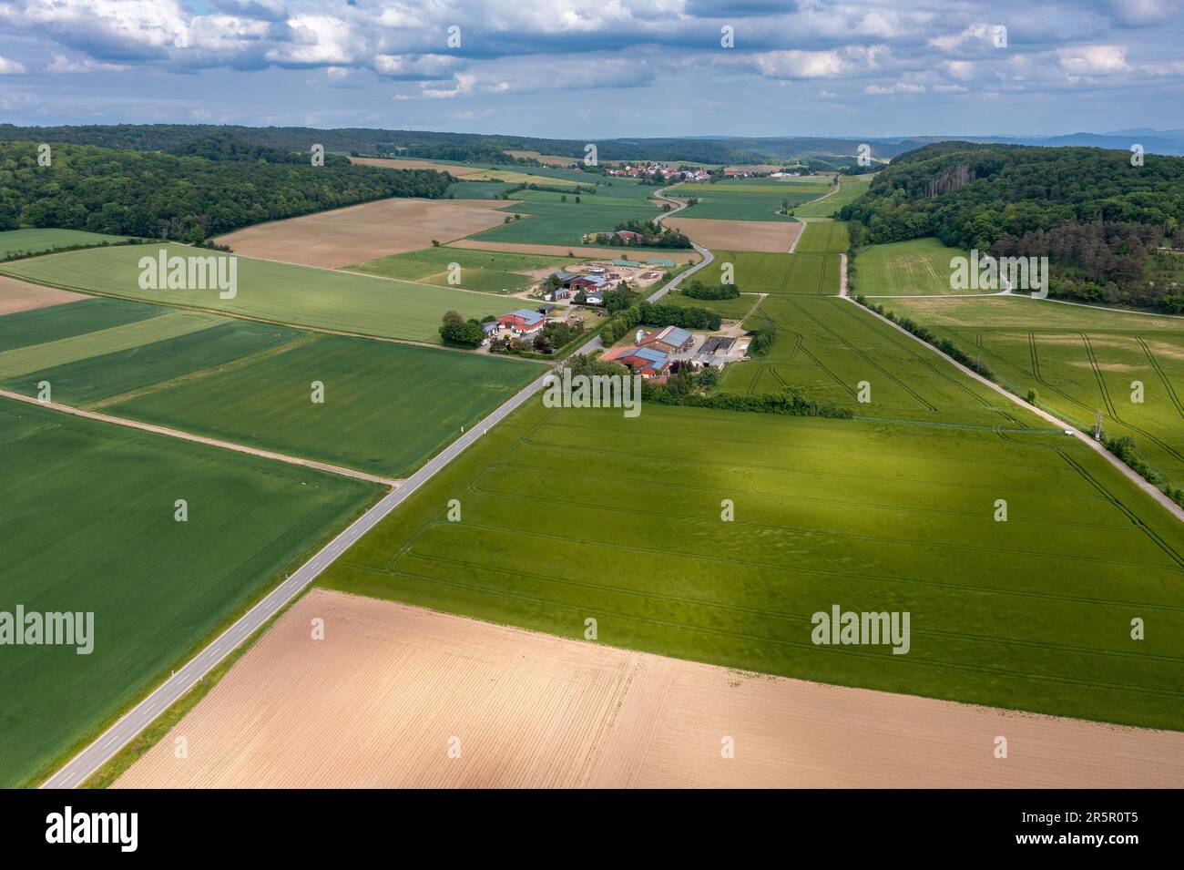 The Village of Netra in North Hesse Stock Photo - Alamy