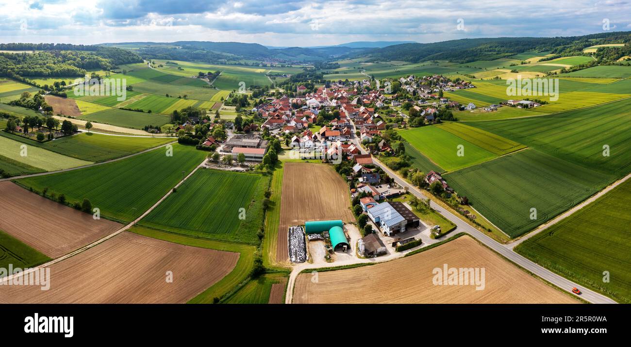 The Village of Netra in North Hesse Stock Photo - Alamy
