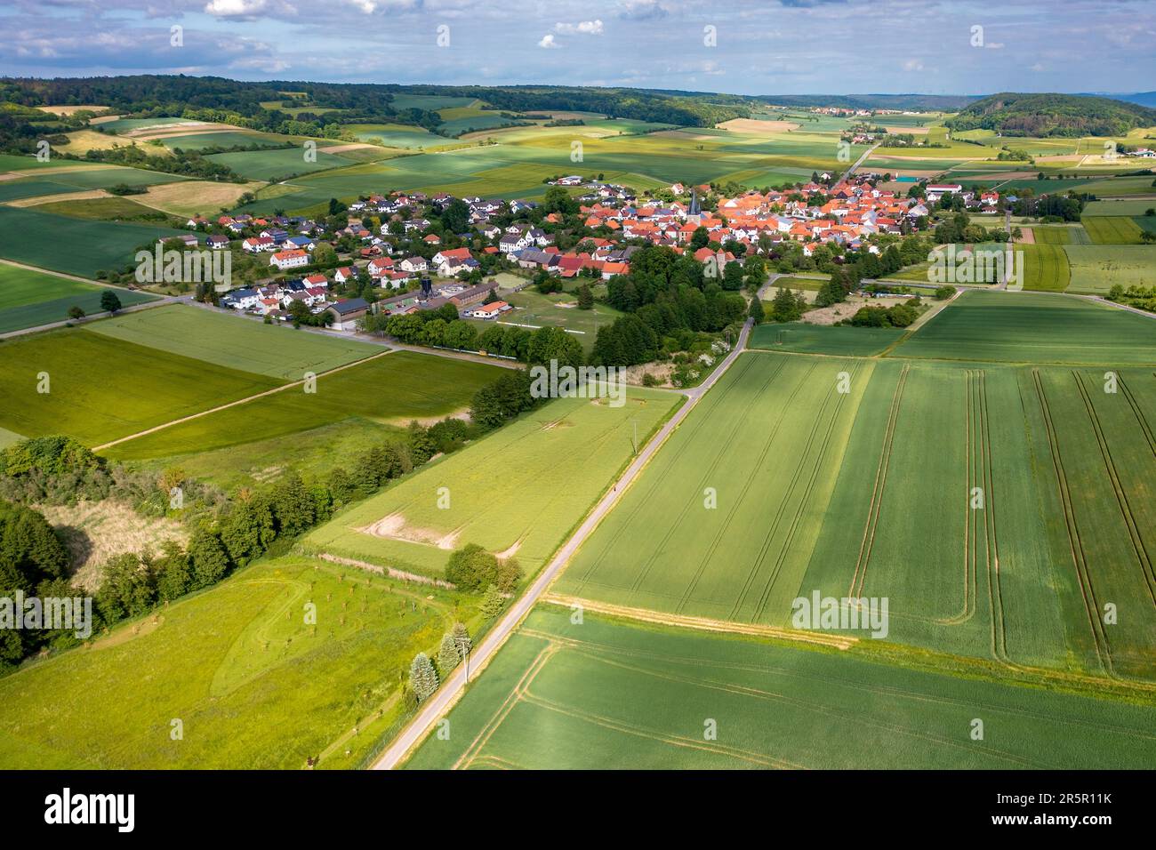The Village of Netra in North Hesse Stock Photo - Alamy