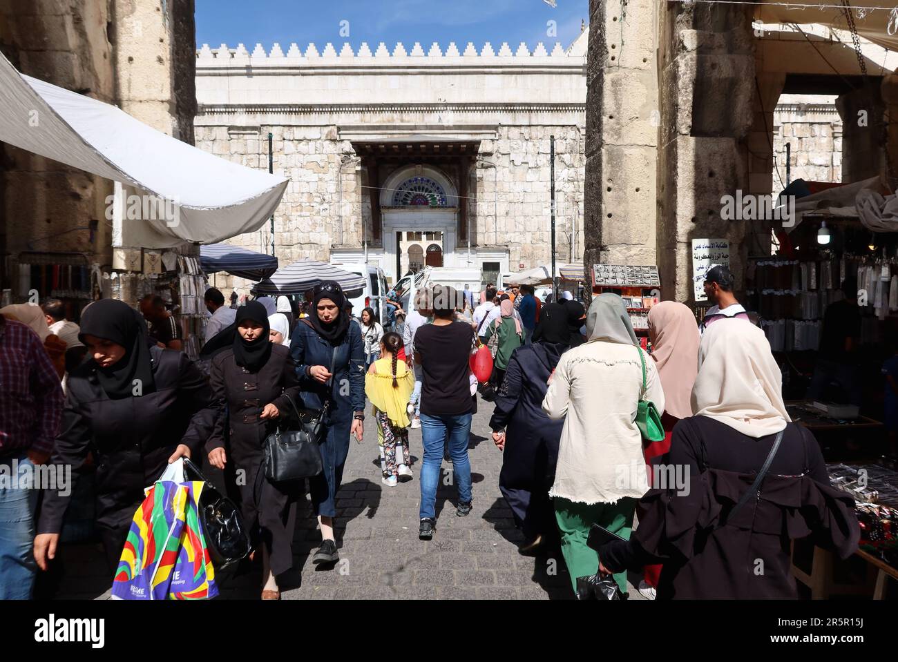 Souk entrance of damascus hi-res stock photography and images - Alamy