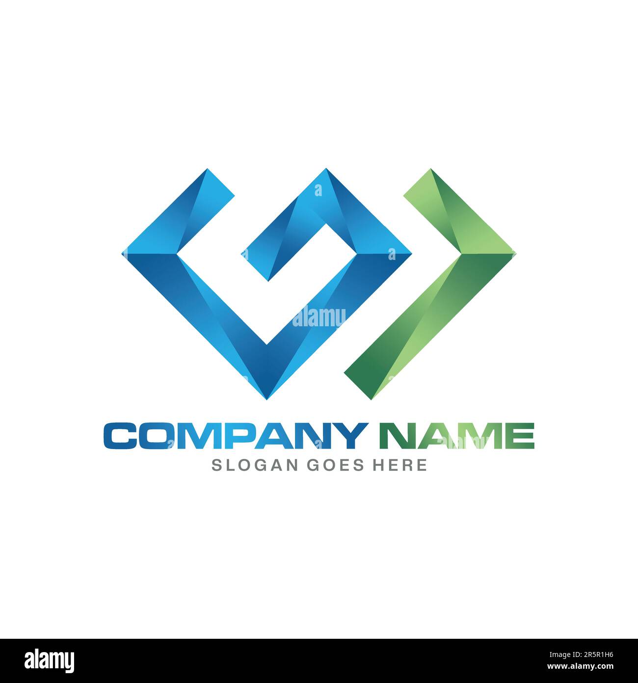 Modern Letter GW logo concept Stock Vector Image & Art - Alamy