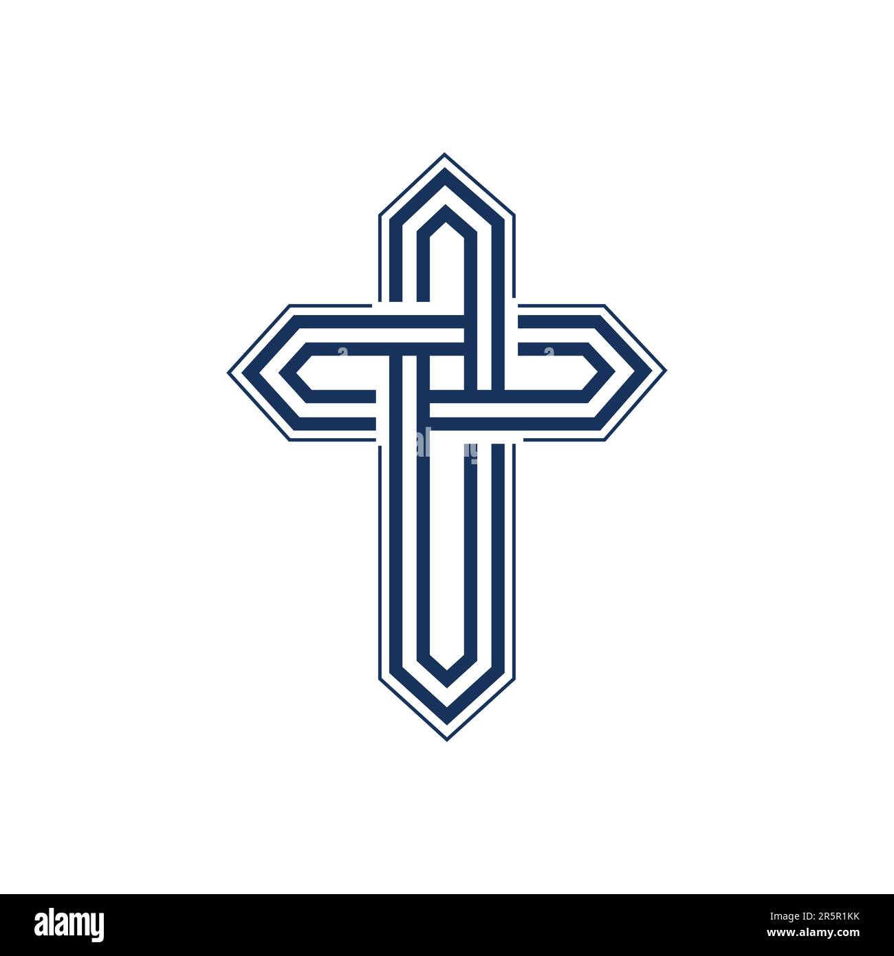 Cross logo icon design difference volunteers and concept on the ...