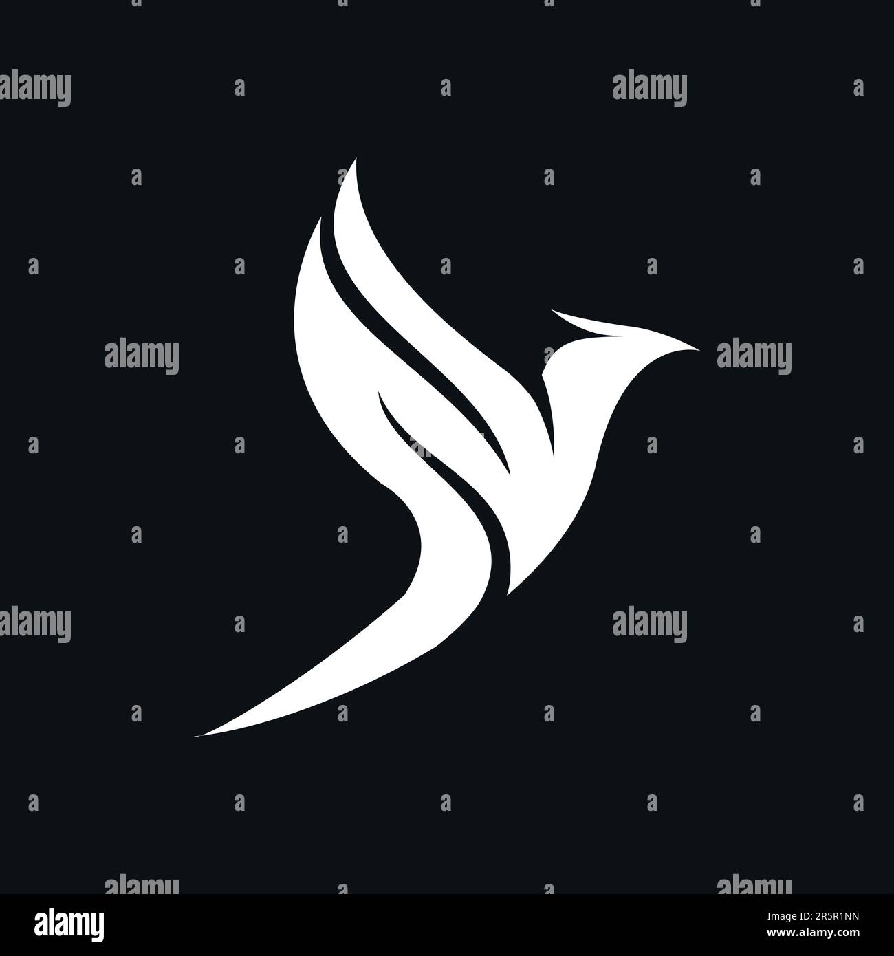 Peace bird logo Black and White Stock Photos & Images - Alamy