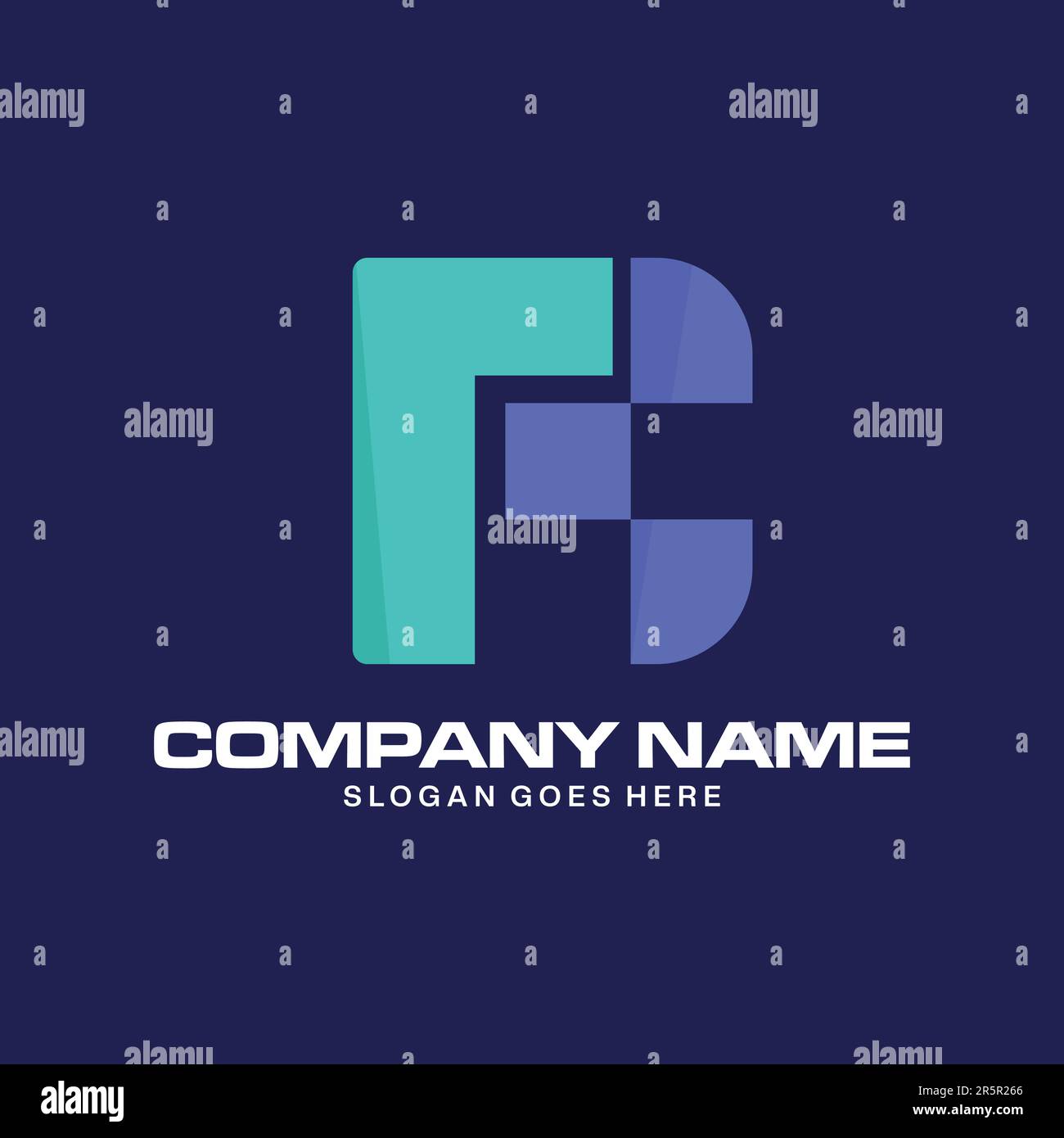 Monogram logo b hi-res stock photography and images - Alamy