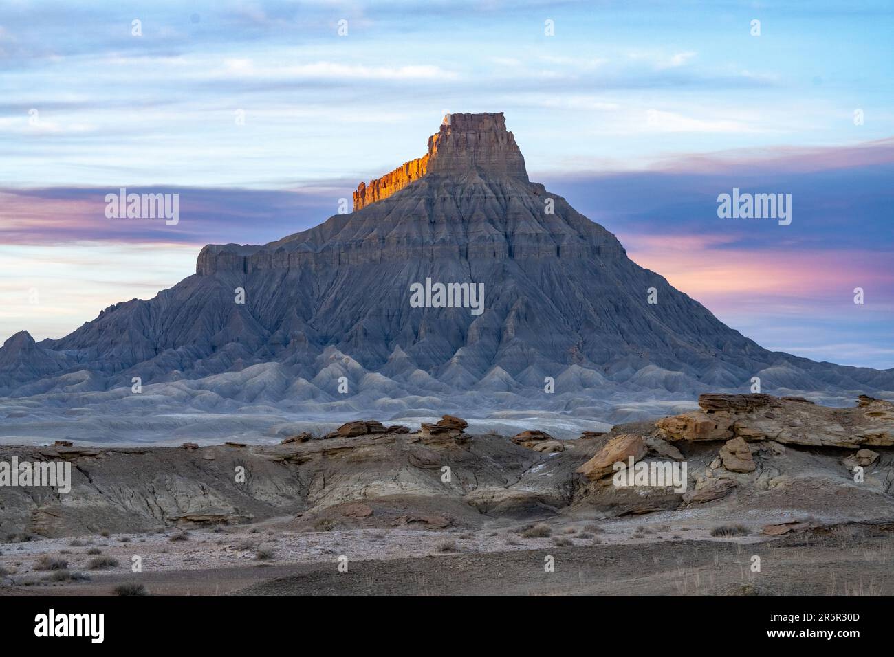 Rock formation near factory butte hi-res stock photography and images ...