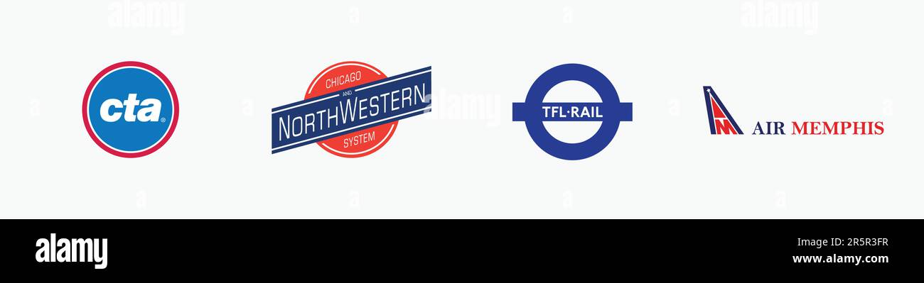 Chicago rail Stock Vector Images - Alamy