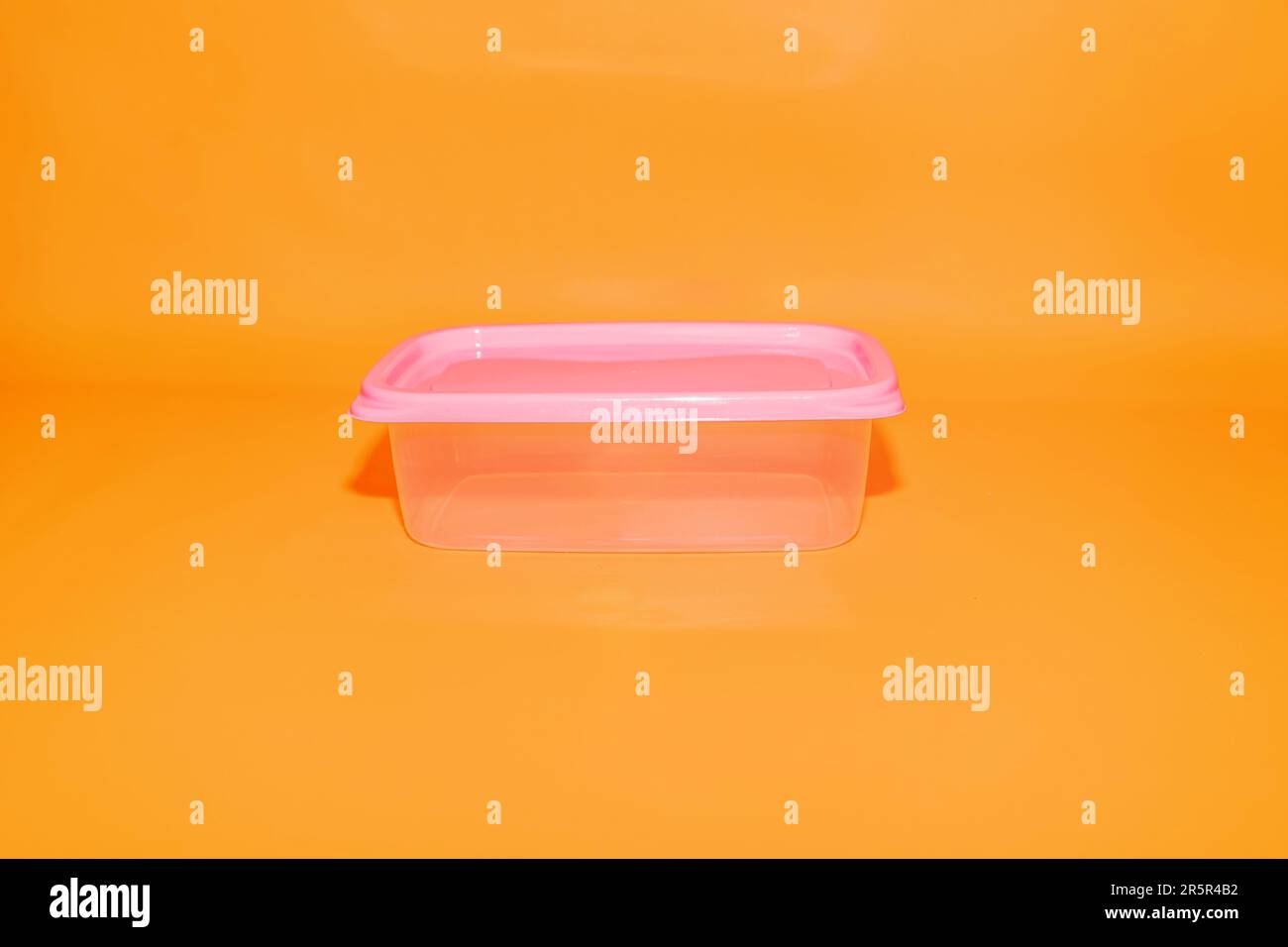 The Pink Plastic Box Container with Lid is a versatile storage solution ...