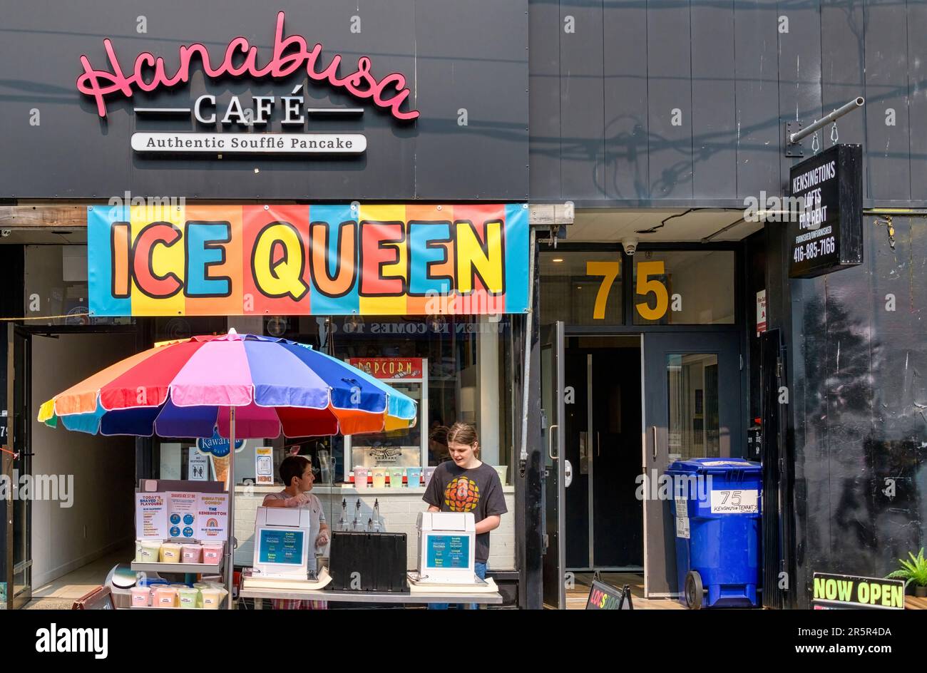 Toronto, Canada - June 4, 2023: Small business in Kensington market ...