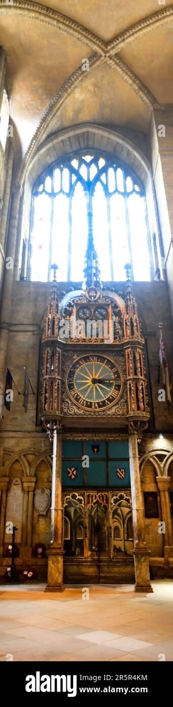 Clock cathedral durham hi-res stock photography and images - Alamy