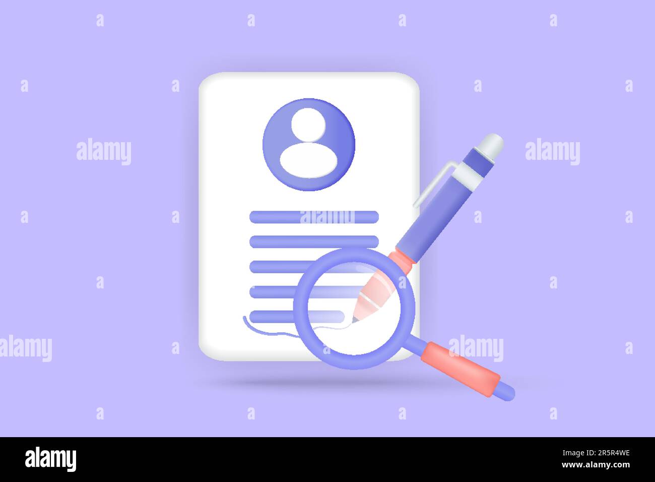 3d Paper clipboard document management task note todo check list with ...