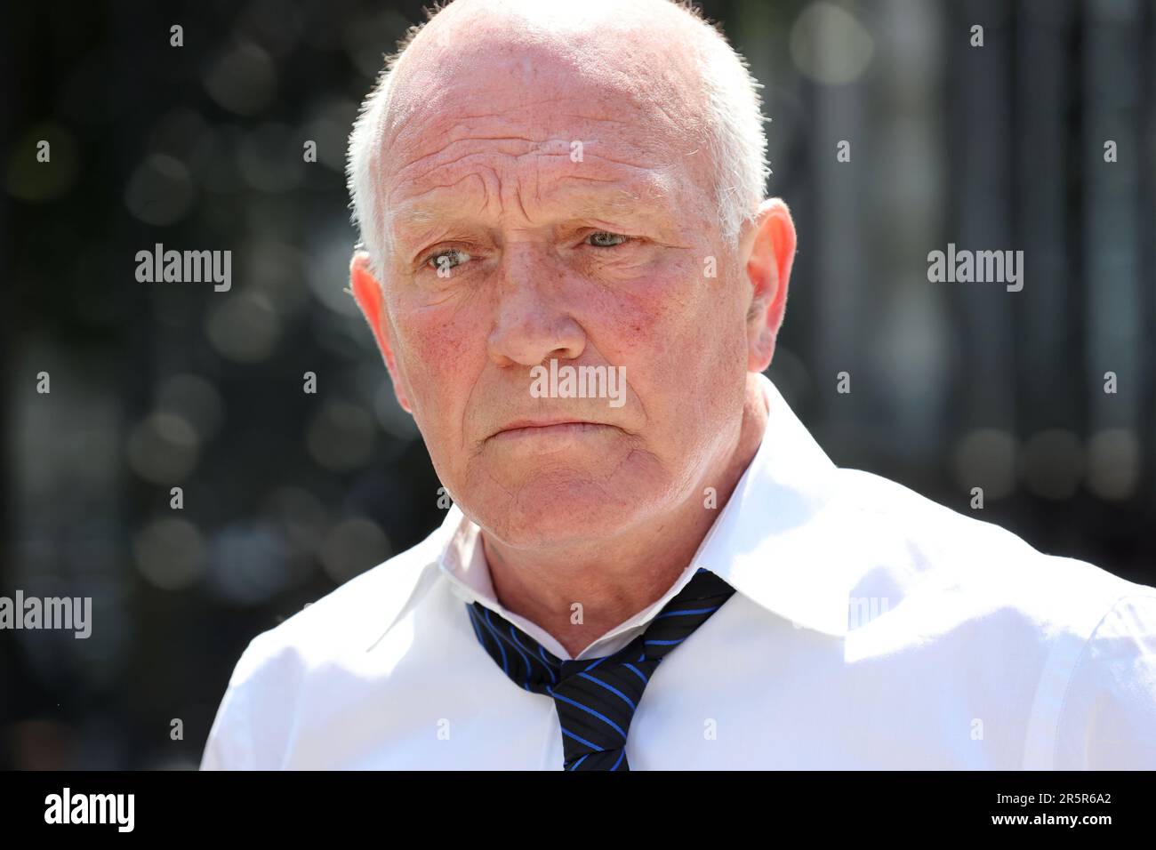 Kincora abuse victim Gary Hoy outside the High Court in Belfast. The ...