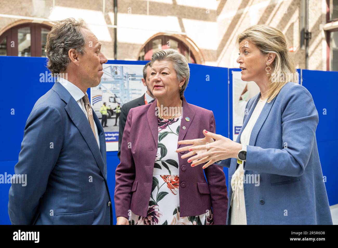 Port of Antwerp CEO Jacques Vandermeiren, European Commission ...