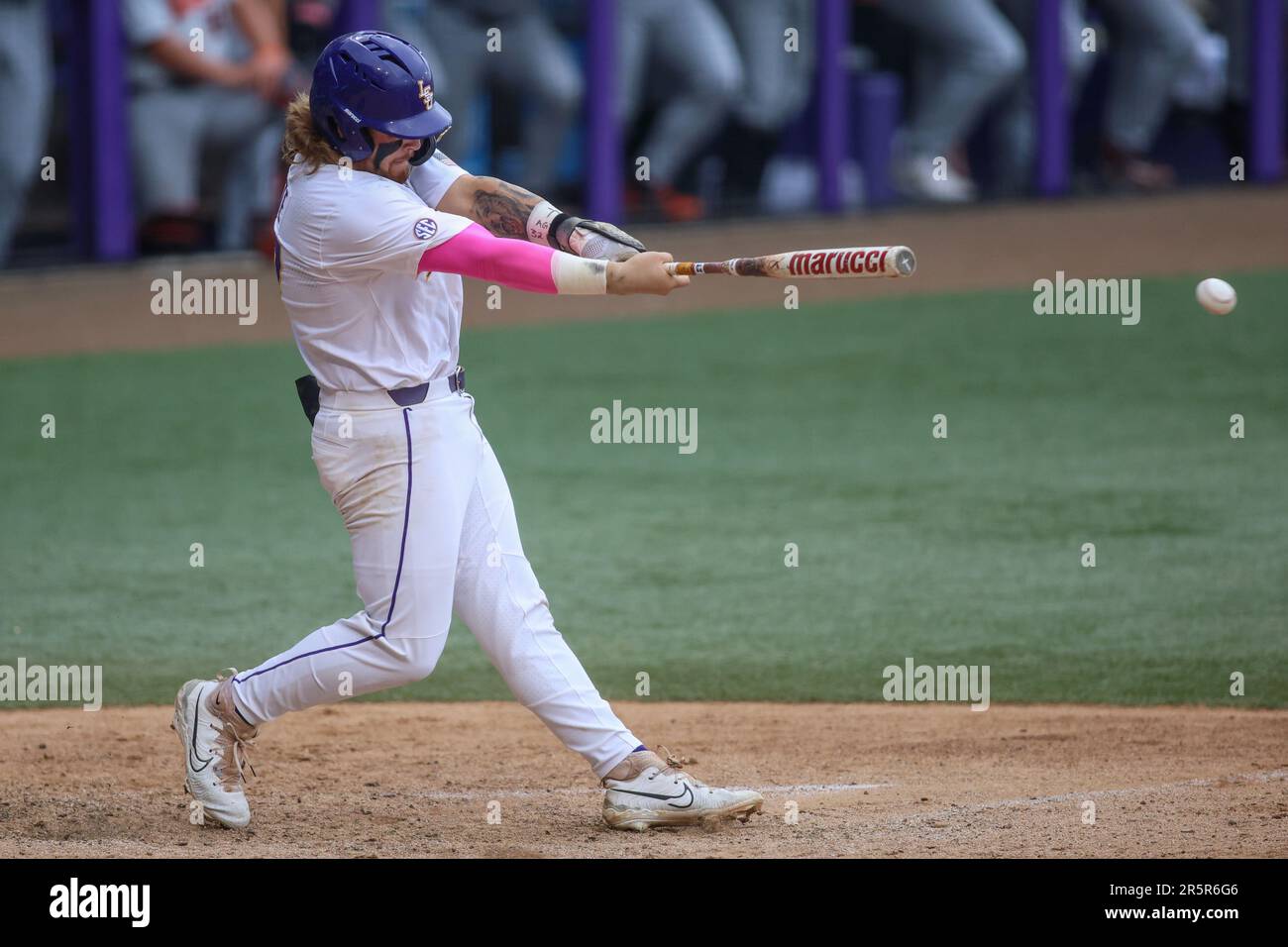Baton Rouge, USA. 04th June, 2023. June 4, 2023: LSU's Tommy White (47 ...