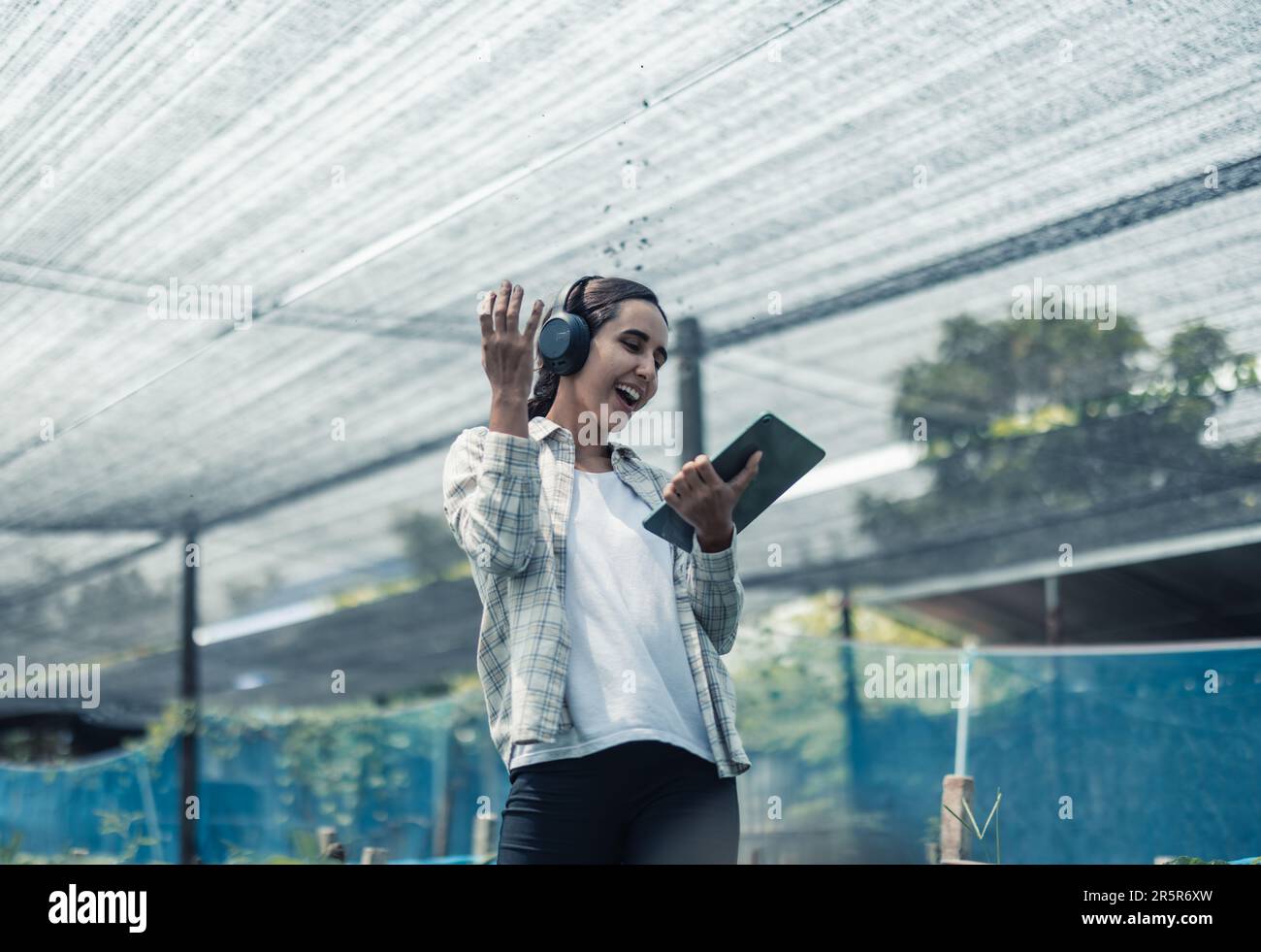 Farming worker enhance healthy work-life balance by listening to music ...