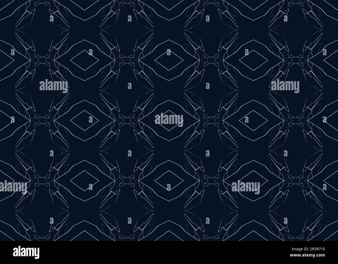 Dark blue seamless pattern with futuristic original abstract grid ...