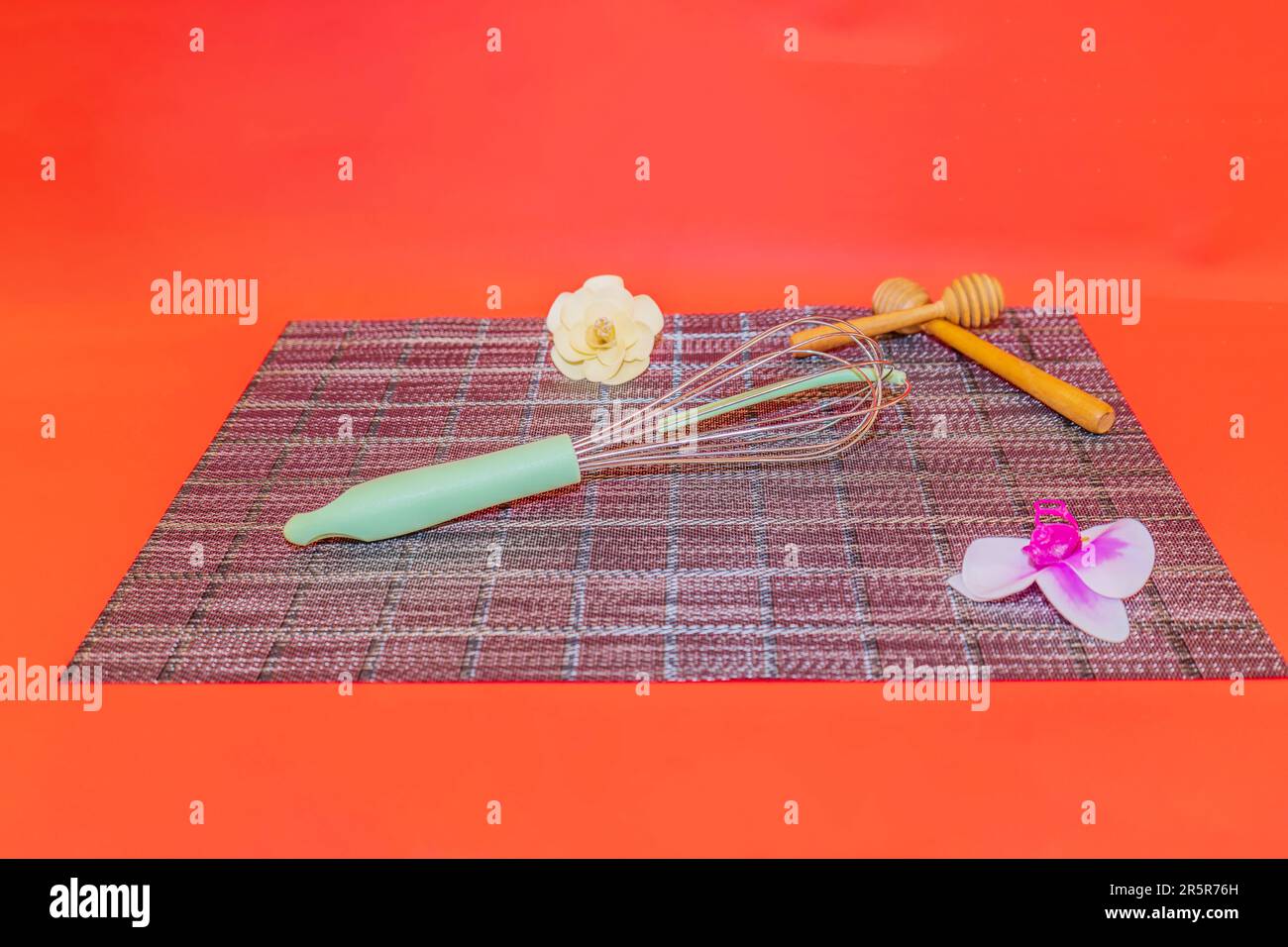 The Green-Handled Manual Egg Beater is a versatile kitchen tool that ...