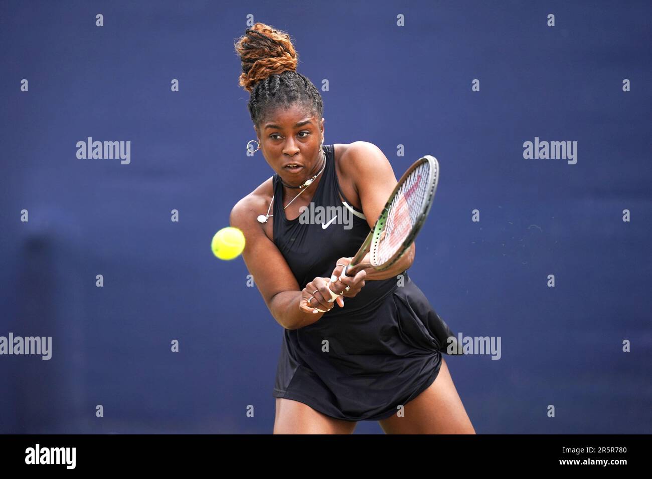 Great Britain's Danielle Daley in action against Maia Lumsden in the ...