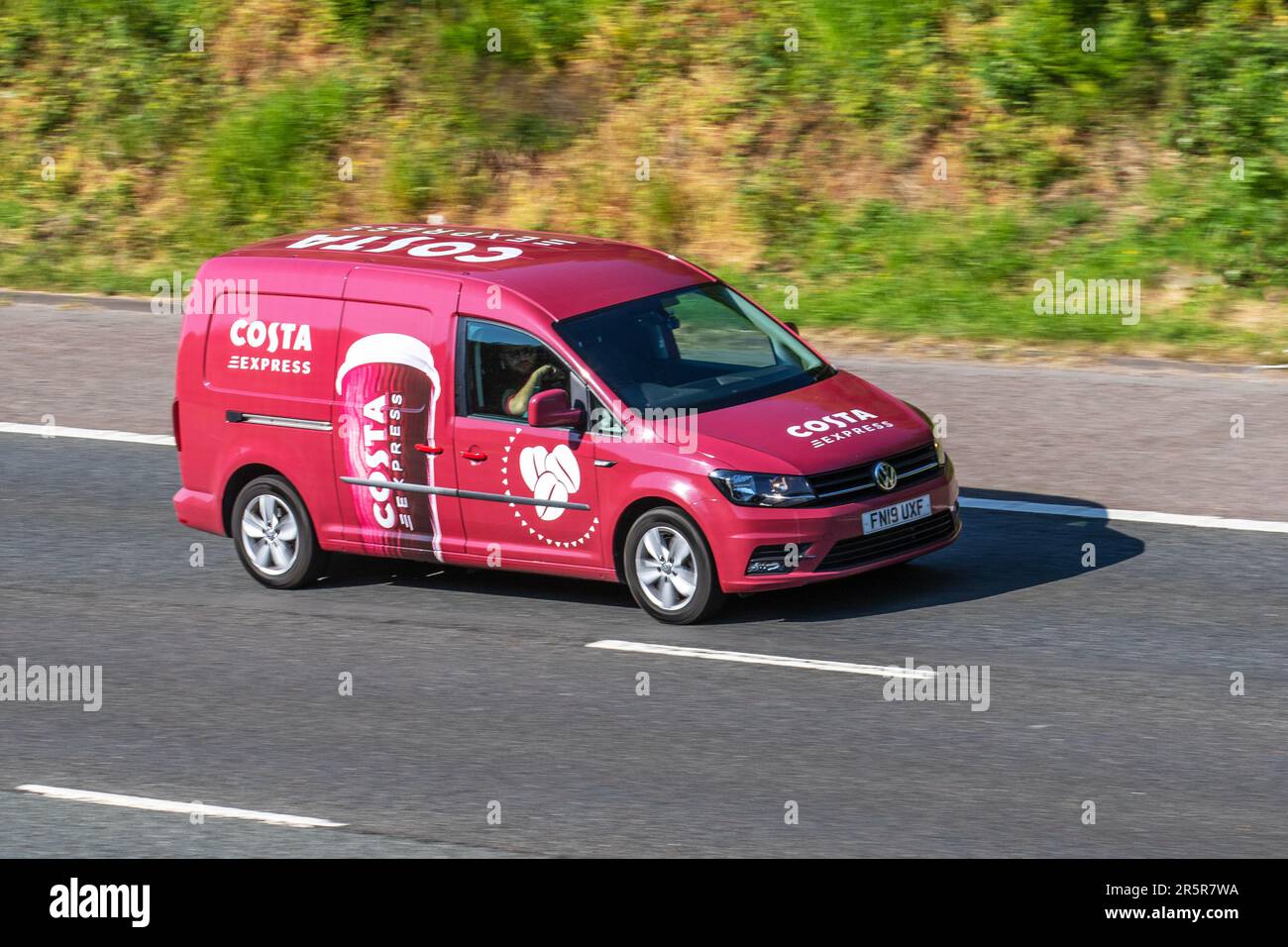 2019 Volkswagen Caddy Maxi Highline TDI; Costa Coffee red service ...