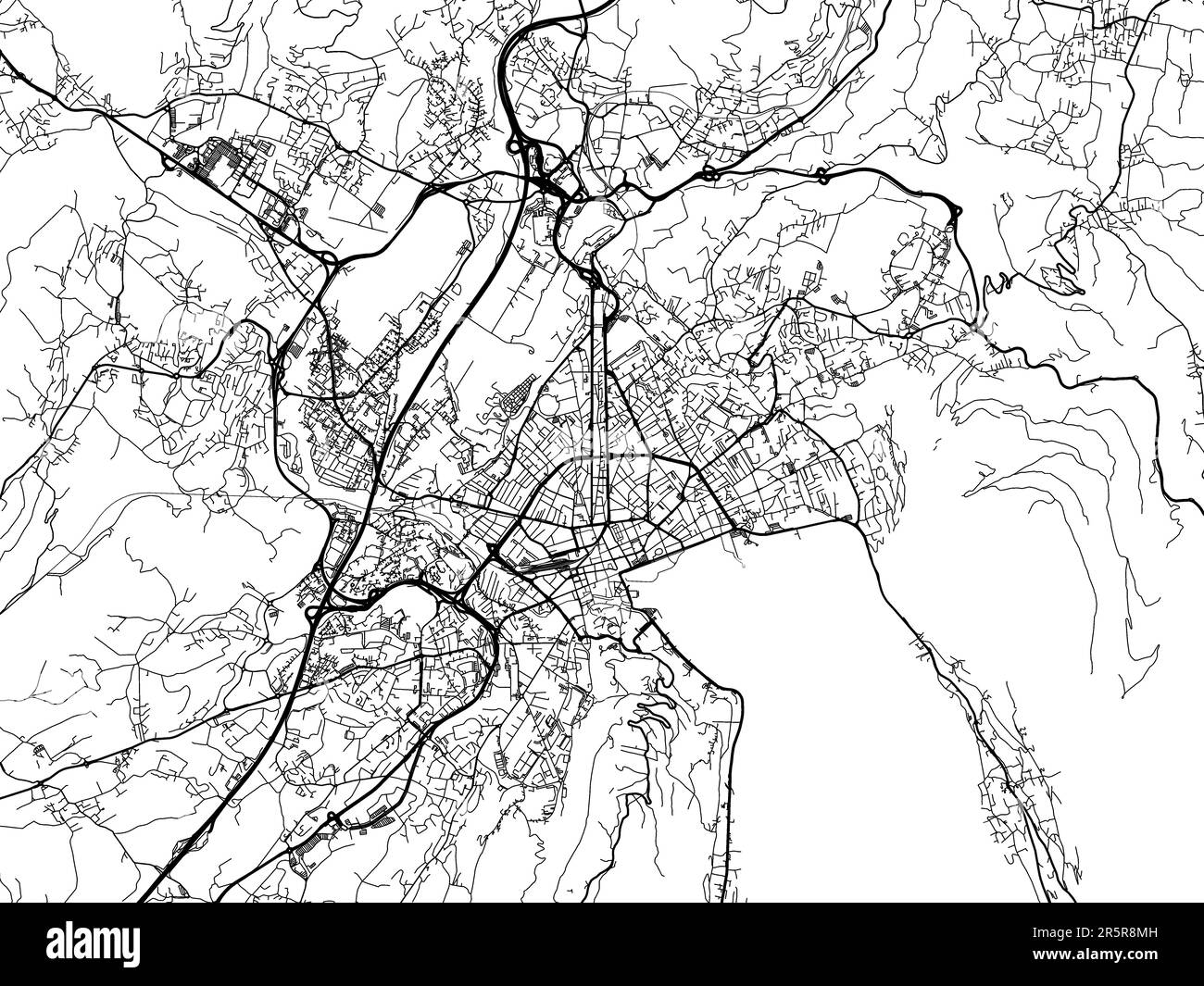 Annecy outline hi-res stock photography and images - Alamy