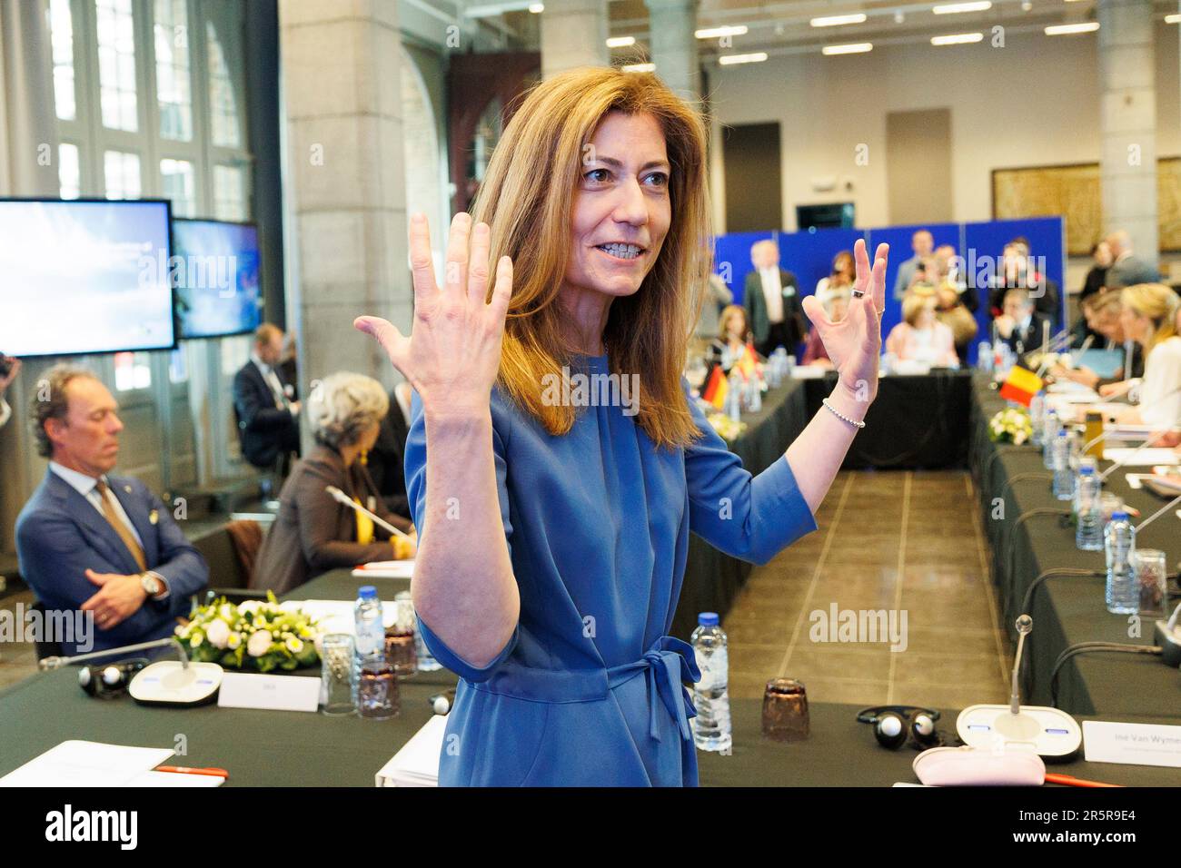 Antwerpen, Belgium. 05th June, 2023. Anne Milgram, Administrator of the ...