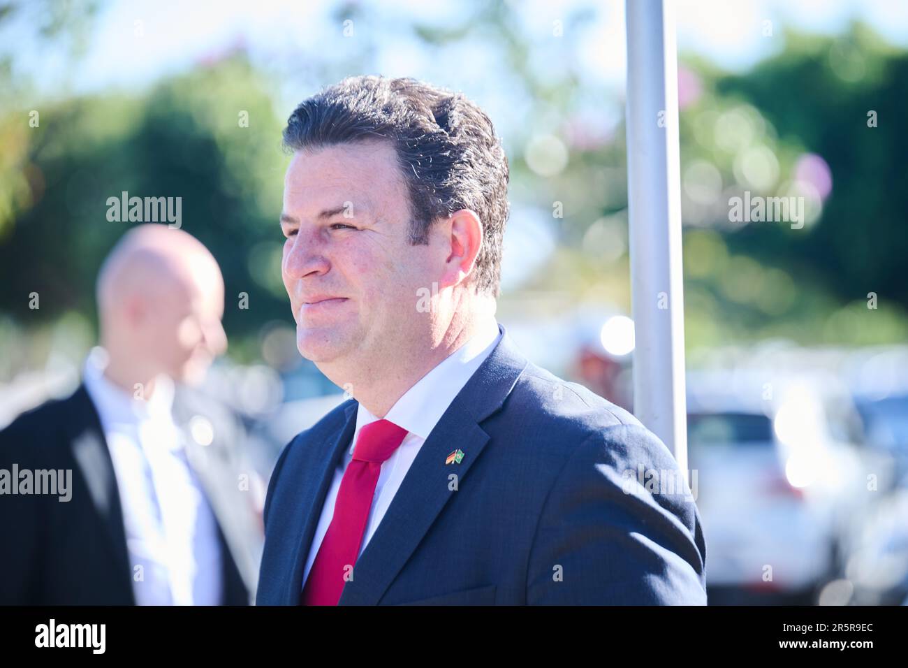 Brasilia, Brazil. 05th June, 2023. Hubertus Heil (SPD), Federal ...