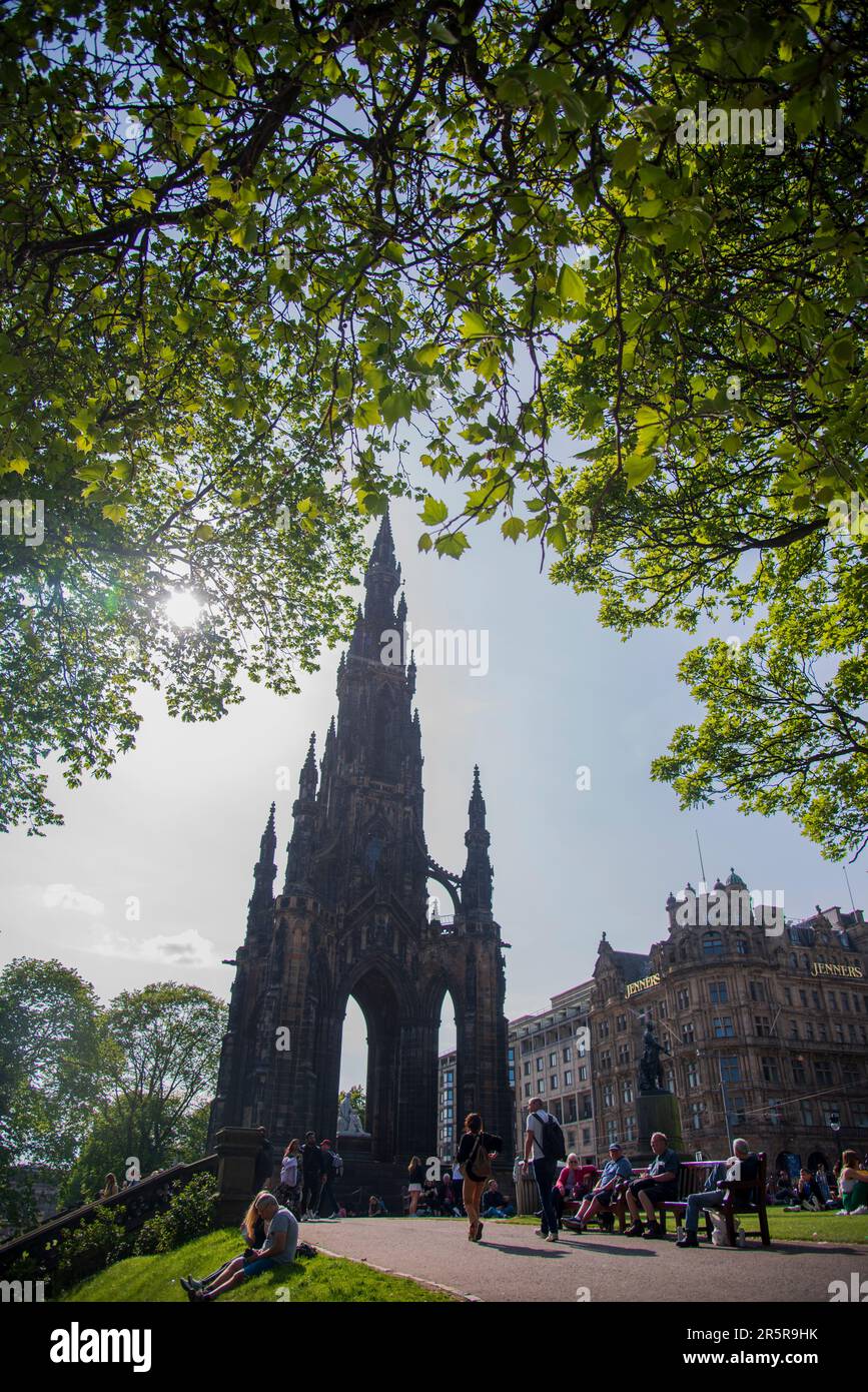 The iconic Scott Monument in Edinburgh, Scotland Stock Photo - Alamy
