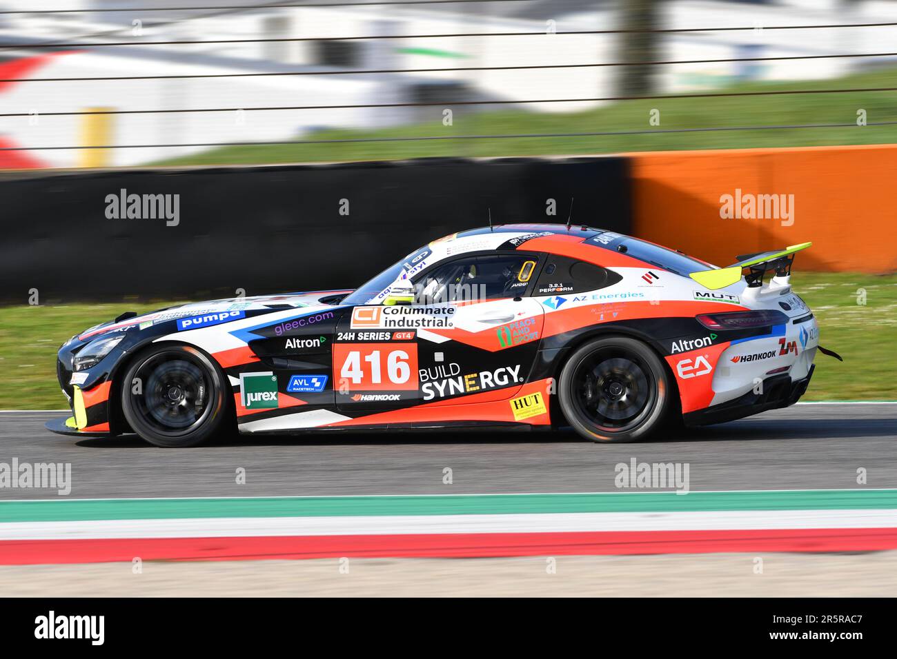 Scarperia, 23 March 2023: Mercedes-AMG GT4 of Team Buggyra ZM Racing ...