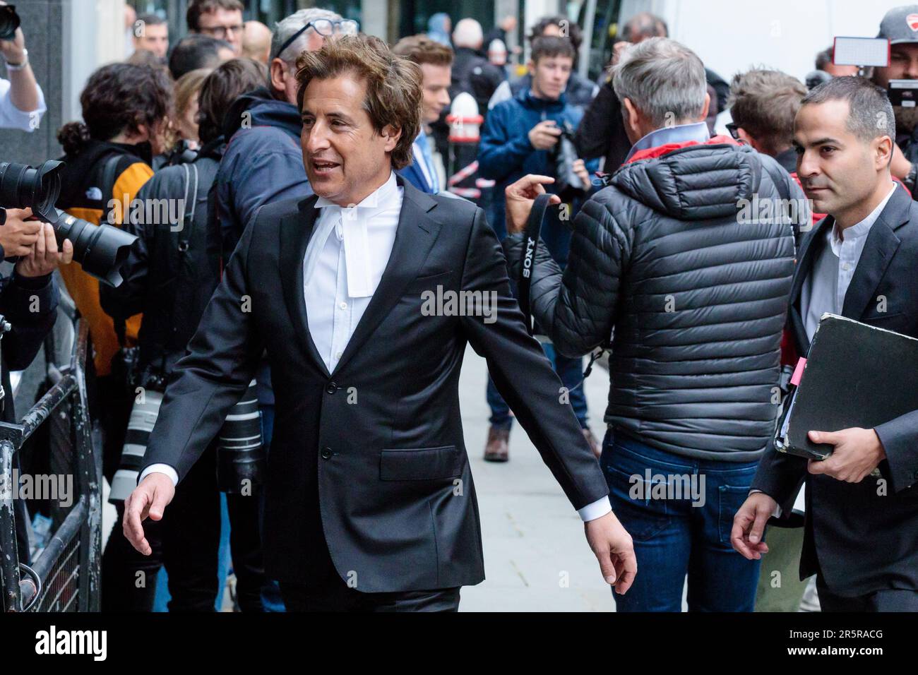 Royal Courts of Justice, London, UK. 5th June 2023. David Sherborne ...