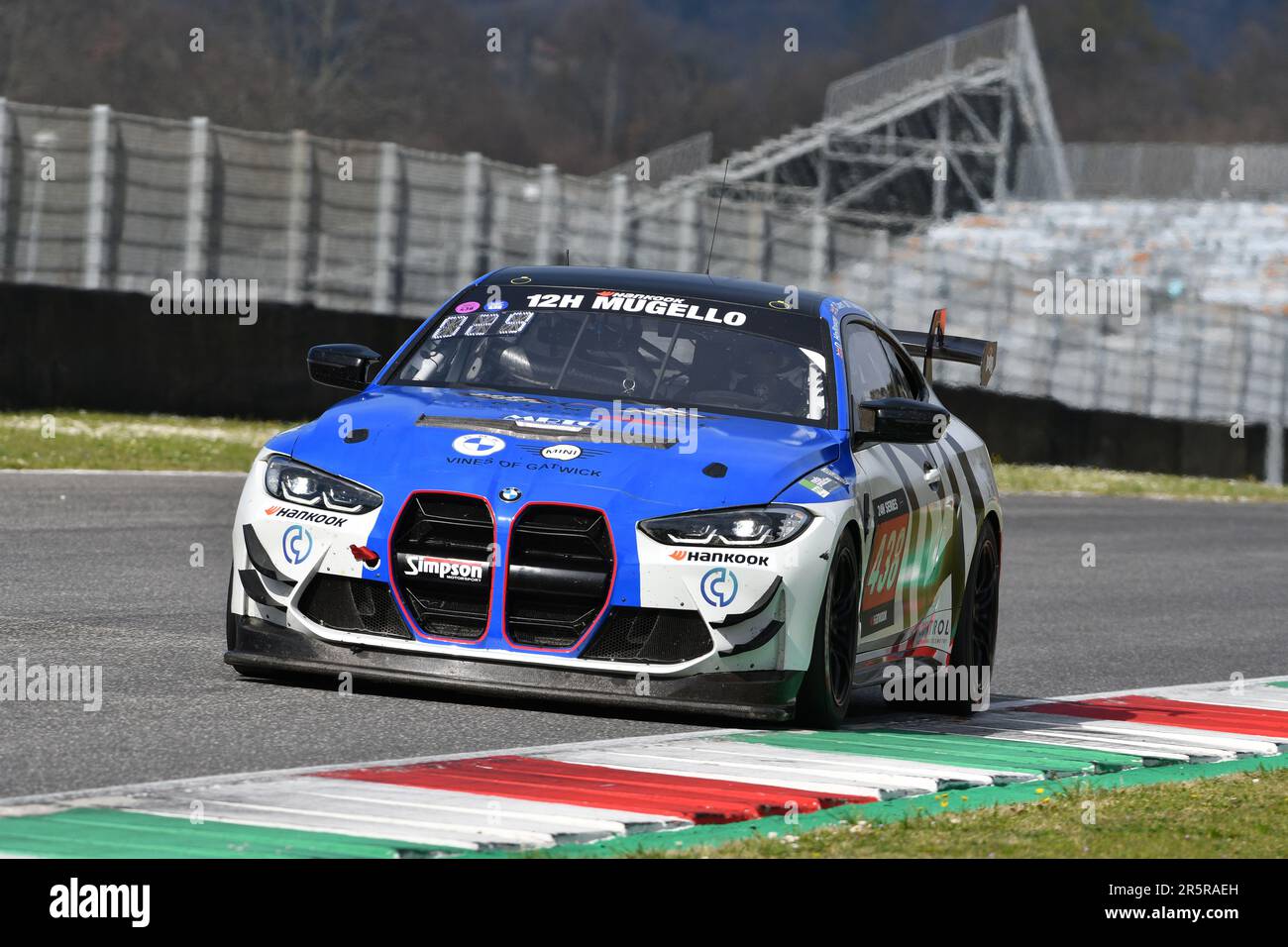 Scarperia, 23 March 2023: BMW M4 GT4 of Team Simpson Motorsport drive ...