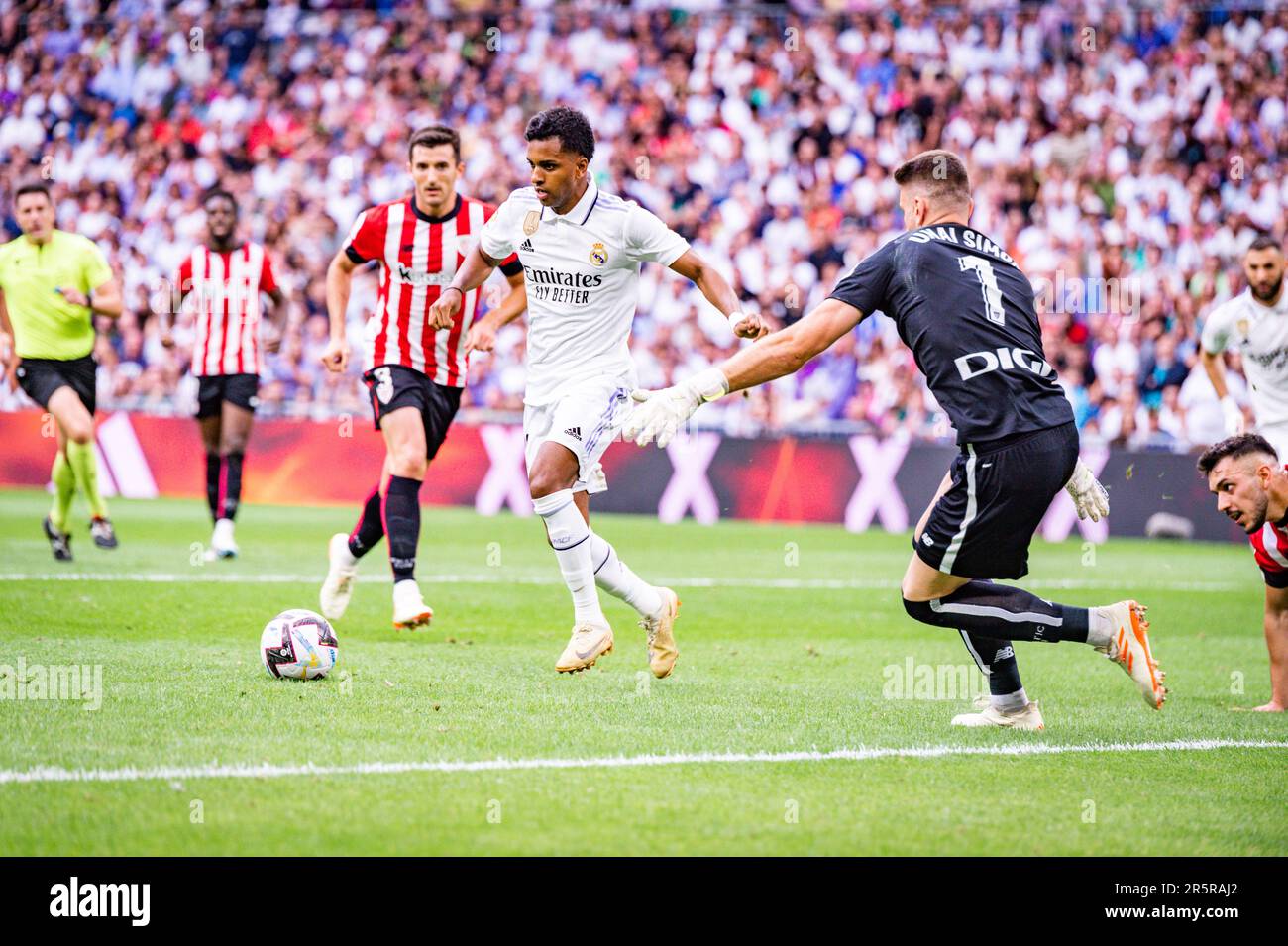 Rodrygo (Real Madrid) in action during the football match betweenReal ...