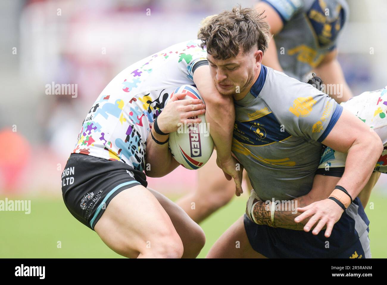 Newcastle, England - 4th June 2023 - Wakefield Trinity's Jordy Crowther ...