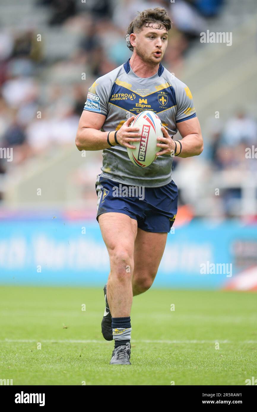 Newcastle, England - 4th June 2023 - Wakefield Trinity's Jordy Crowther ...