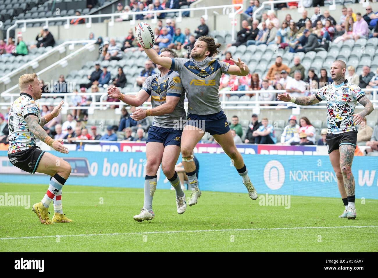 Newcastle, England - 4th June 2023 - Wakefield Trinity's Liam Kay ...